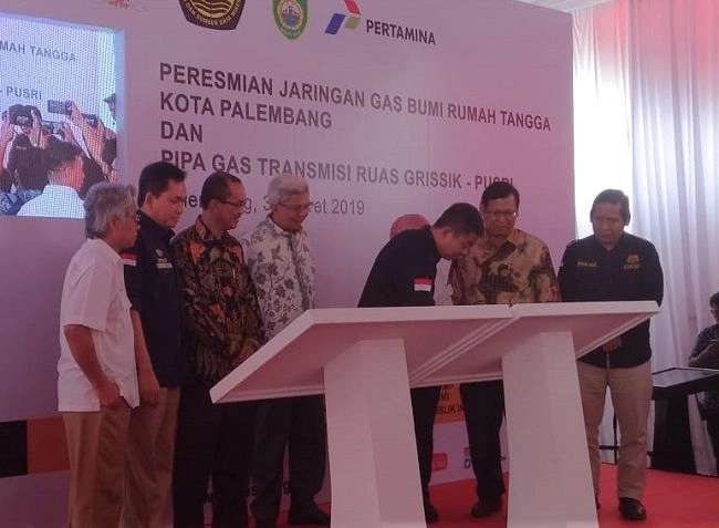 Pipa Gas Grissik-PUSRI Resmi Beroperasi | Situs Ditjen Migas